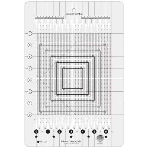 Creative Grids Stripology Quarters Mini Slotted Quilting Ruler - Want ...