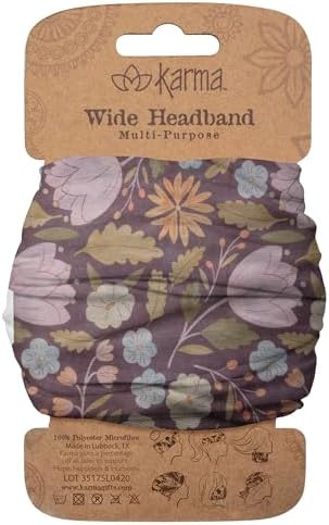 Amazon.com: Karma Folklore Headband for Women - Wide - Fabric Headband ...