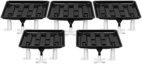 Amazon.com : Hygrohub 5pcs Runoff Trays 15.5in Garden Flood and Drain ...