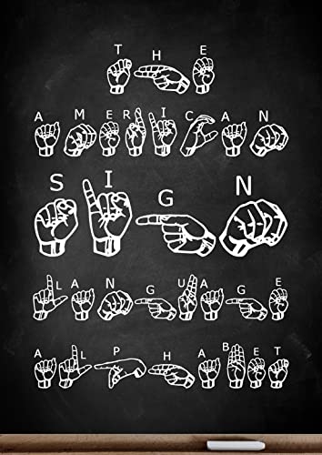 Amazon | ASL American Sign Language : Alphabet Book For Beginners: For ...