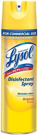 Amazon.com: Professional Lysol Disinfectant Spray, Original Scent, 19oz