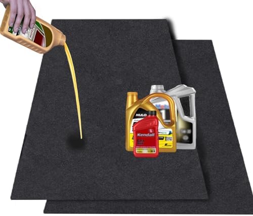 Amazon.com: 2 Pack Garage Floor Mat 36x60 in Absorb Liquid Garage Mats ...
