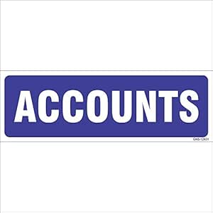 Aditya Sign Account Sign Board : Amazon.in: Office Products