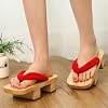 Tsffae Japanese Traditional Geta Summer Women Slipper Wooden Clogs ...