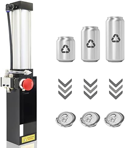 Amazon.com: Aluminum Can Crusher, Pneumatic Cylinder Air Powered ...