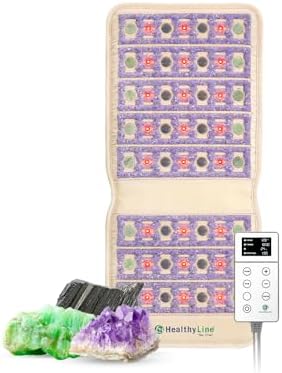 Amazon.com: HealthyLine Soft Far Infrared Heating Pad - Natural Crystal ...