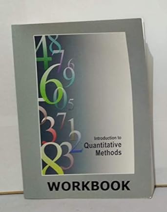 Buy introduction to Quantitative Methods Work Book Book Online at Low ...
