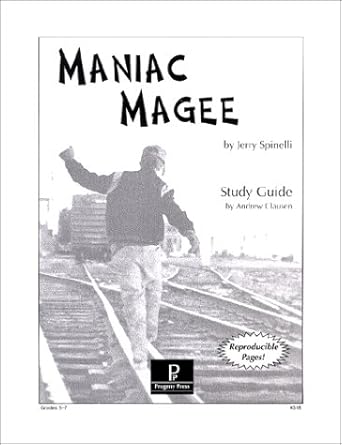 Amazon.com: Maniac Magee Study Guide: 9781586091538: Clausen, Andrew: Books