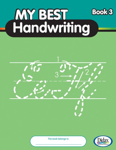 My Best Handwriting, Book 3: Didax: 9781583241899: Amazon.com: Books