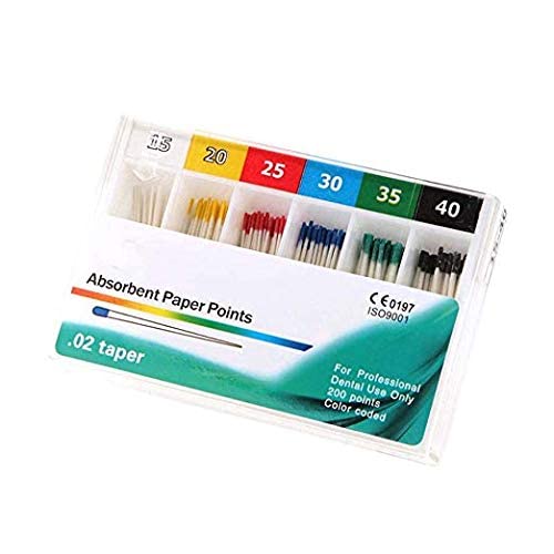 Amazon.com: 400 Pcs Dental Absorbent Paper Points Root Cancel ...