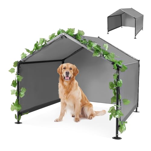 Dog Shade Shelter Outdoor Tent For Large Medium Dogs, Outside Sun Rain ...
