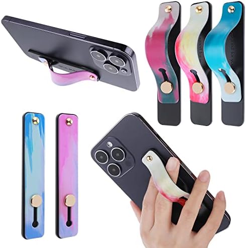 Amazon.com: Cobee Phone Loop Finger Holders, 5 Pcs Phone Strap Grip ...