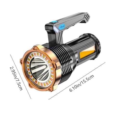 Resistance-Fall High Lumens Flashlight Rechargeable, Handheld ...