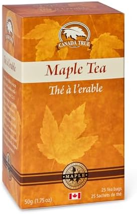 Amazon.com : Canada True Maple Tea 25 Tea Bags, 50g (1.75oz), Product ...