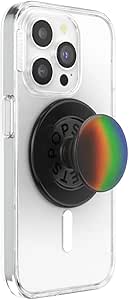 Amazon.com: PopSockets Phone Grip for MagSafe with Kickstand, Magnetic Stand, Swappable Top ...