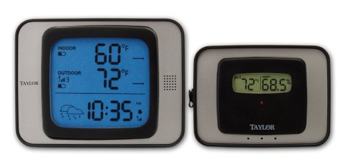 Taylor 1526 Wireless Indoor/Outdoor Thermometer With Hygrometer ...