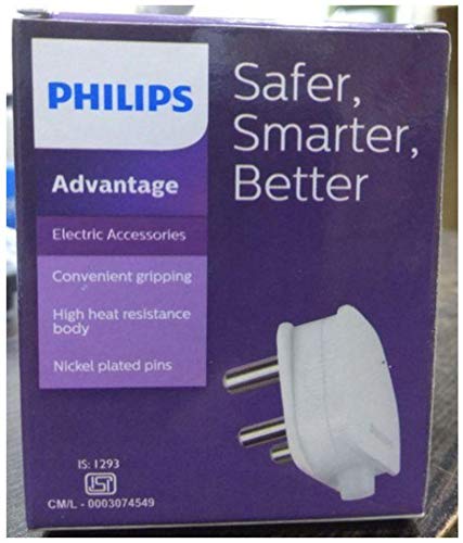 Buy Philips Advantage 16A 3 pin Plug - Pack of 2 Online at Low Prices ...