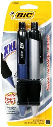 Amazon.com : BIC XXL Ball Pen, Refillable, Black, 12 Pens : Rollerball ...