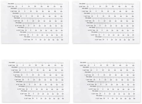 Amazon.com: 4Pcs 8985 Harmonic Balancer Timing Tape for Engines, 5.25 ...