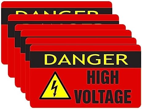 Amazon.com: Danger High Voltage Warning Sticker Sign,3 x 5 Inches ...