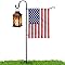 Amazon.com : LOPANNY Large Garden Flag Holder Stand Pole for 28 x 40 ...