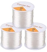 Amazon.com: 0.7mm Elastic Stretch Thread for Bracelets, 3 Rolls Elastic ...