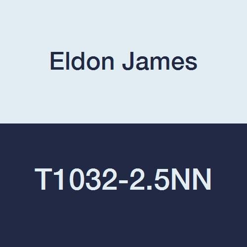 Eldon James T1032-2.5NN Natural Nylon Threaded Miniature Tee, 10-32 UNF ...