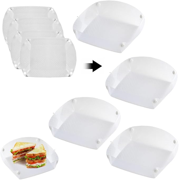 Amazon.com : OULIGET Collapsible Plate Set of 4,Portable Camping ...