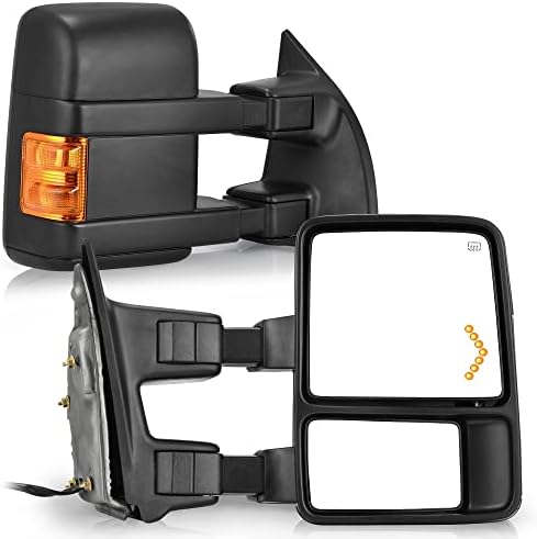 Amazon.com: EVERESTWAY Tow Mirrors Compatible for 2008-2016 Ford F250 ...