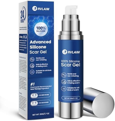 Amazon.com : Rvlaim 100% Silicone Scar Gel Scar Cream, Advanced ...