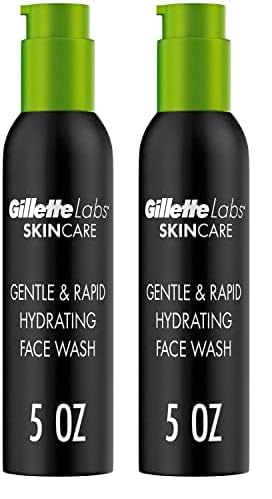 Amazon.com: Gillette Labs Gentle and Rapid Hydrating Face Wash for Men ...