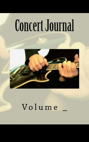 Concert Journal: Black Guitar Cover (S M Journals): M, S: 9781503290037 ...