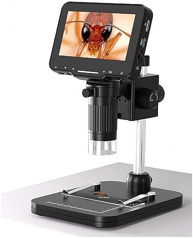 Amazon.com : 4.3 Coin Microscope, 1080P HD, 4.3" LCD Digital Microscope ...