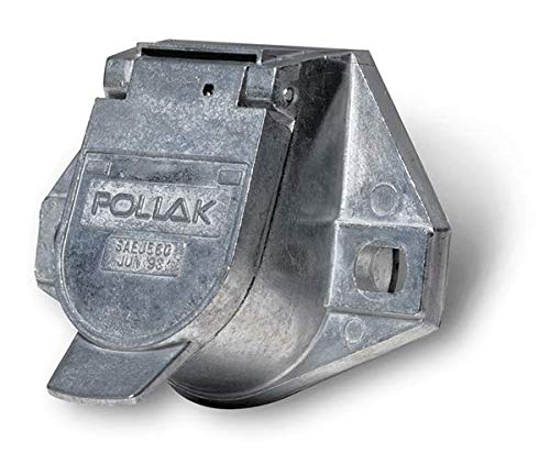 ISO 7-Way Connector Socket- Die Cast With Solid Pins (Pack of 1 ...