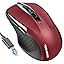 TechRise Wireless Mouse, Rechargeable Bluetooth Mouse (BT5.0/3.0 & 2.4G ...