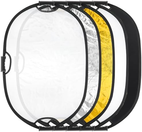 Fasmov 24"x36" Light Reflectors - 5-in-1 Collapsible Photography ...