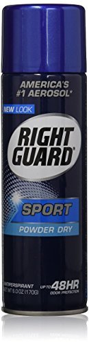Amazon.com : Right Guard Aerosol Sport Powder Dry Antiperspirant, 6 oz ...