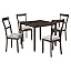 Amazon.com - Merax 5 Piece Dining Table Set for Small Space, Farmhouse ...