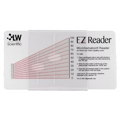 Microhematocrit Card with Sleeve - Easy Reader Philippines | Ubuy