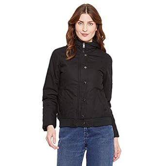 Octave Women's Medium Quilted Full Sleeve Jacket : Amazon.in: Fashion