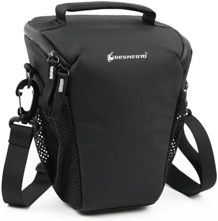 Amazon.com : Besnfoto Small Camera Bag Photography Crossbody Shoulder ...