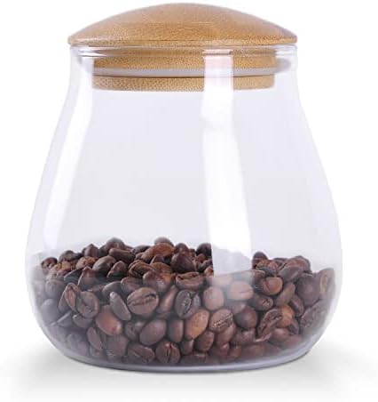 Amazon.com: MOLADRI 800 ML/26 FL OZ Clear Cute Glass Storage Canister ...