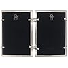 Amazon.com - 5x7 Hinged Double Cast Metal Picture Frames, Silver ...
