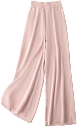 Mulberry Silk 26 MMI Silk Elastic Heavily Wrinkled Trousers Casual ...