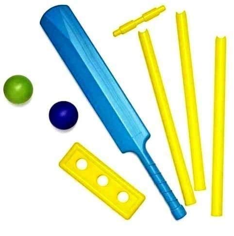 SDMAX Kids Plastic Cricket Set With Stumps & 2 Balls For Kids 3-4 Years ...