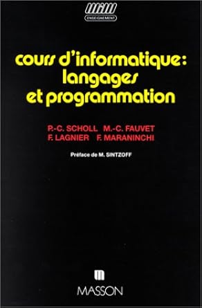 Amazon.com: Cours d'informatique: 9782225842894: Books