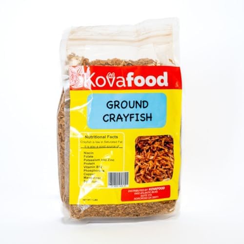 Amazon.com: Kovafood Ground Dried Crayfish, 1 LB. Grounded Crayfish ...