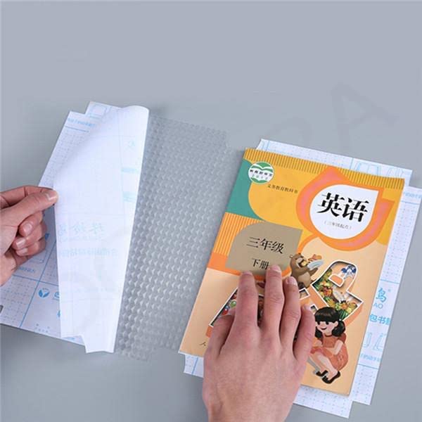 DOZERA Book Cover Sticker Transparent Self-Adhesive Film Clear Matte ...