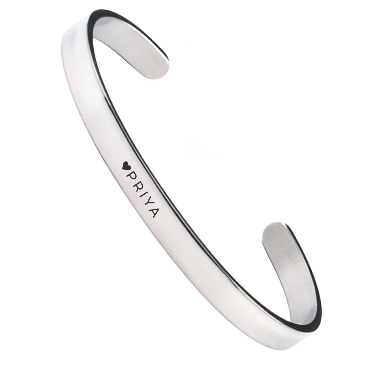 LOUIS MILLER Personalised Silver Kada
