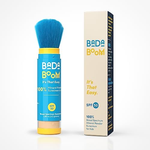 Amazon.com: Bada Boom Mineral Translucent Sunscreen Powder, Brush on ...